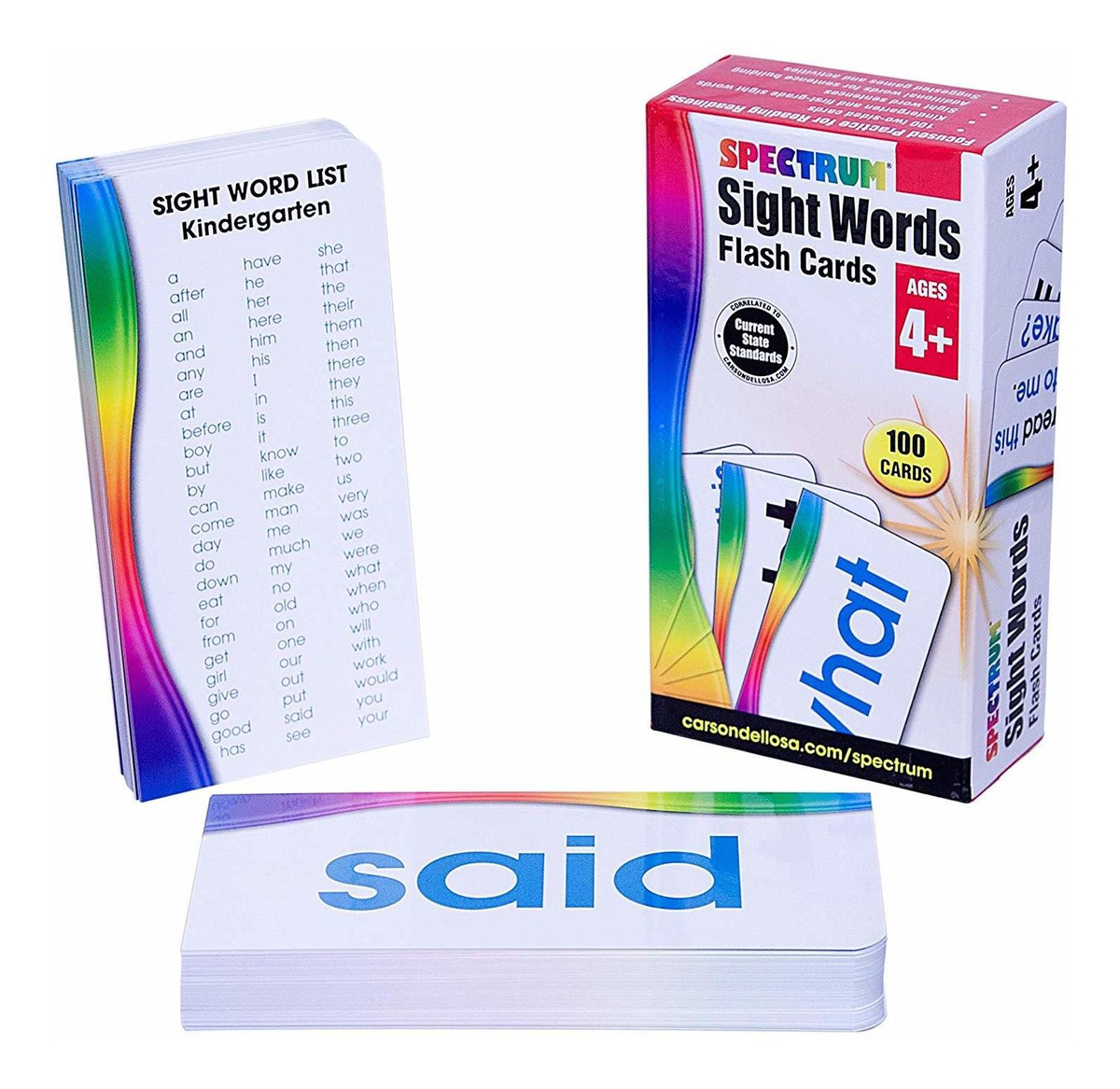 Palabras De Vista Tarjetas Flash – Progresando.com