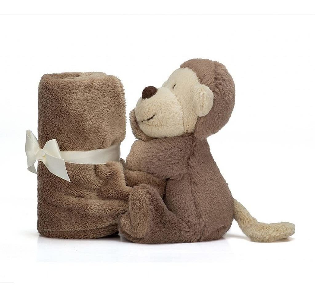 Manta Jellycat Tímido Del Bebé Del Mono De Seguridad – Progresando.com