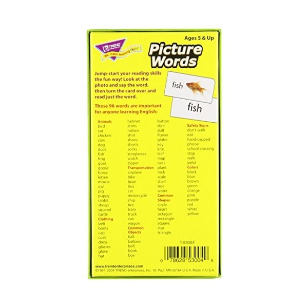 Palabras Imagen Tarjetas Flash – Progresando.com