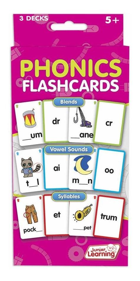 Junior Learning Phonological Awareness Flash Cards – Progresando.com