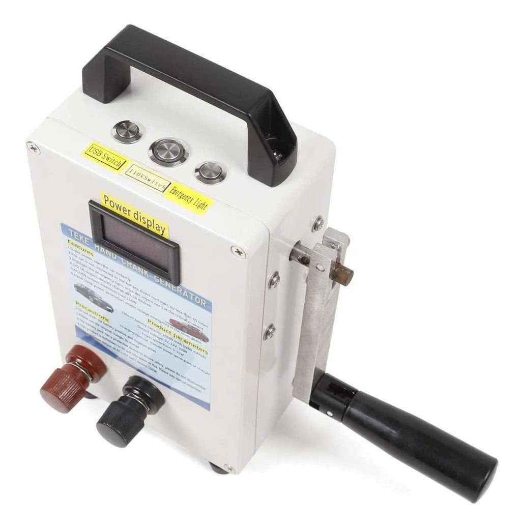 Tuqi Generador De Manivela Manual Generador Cargador De Telé ...