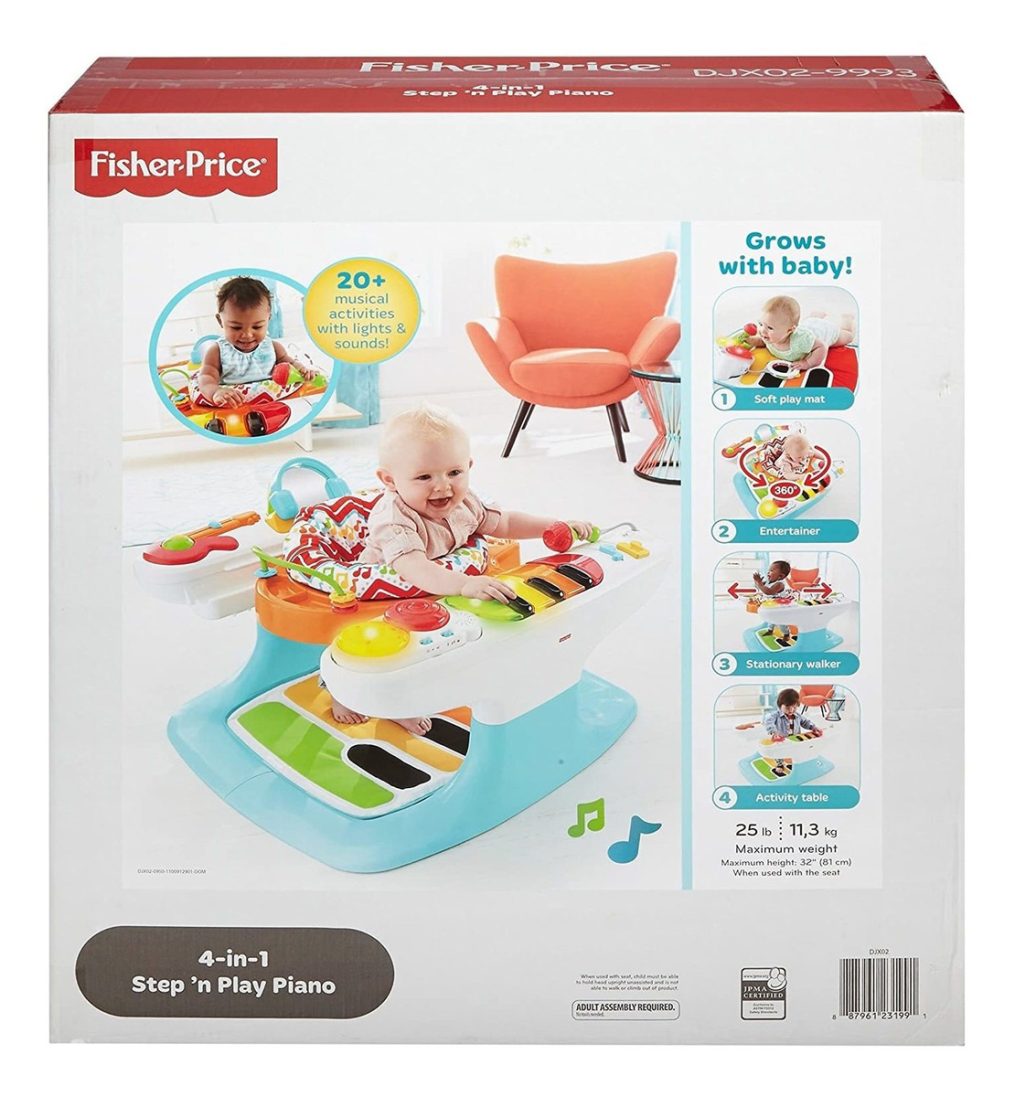 Piano 4 En 1 De Fisher-price Step N Play – Progresando.com