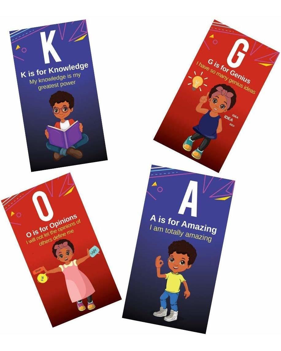Darlyng & Co.’s Modern Alphabet Affirmation Flash Cards For ...