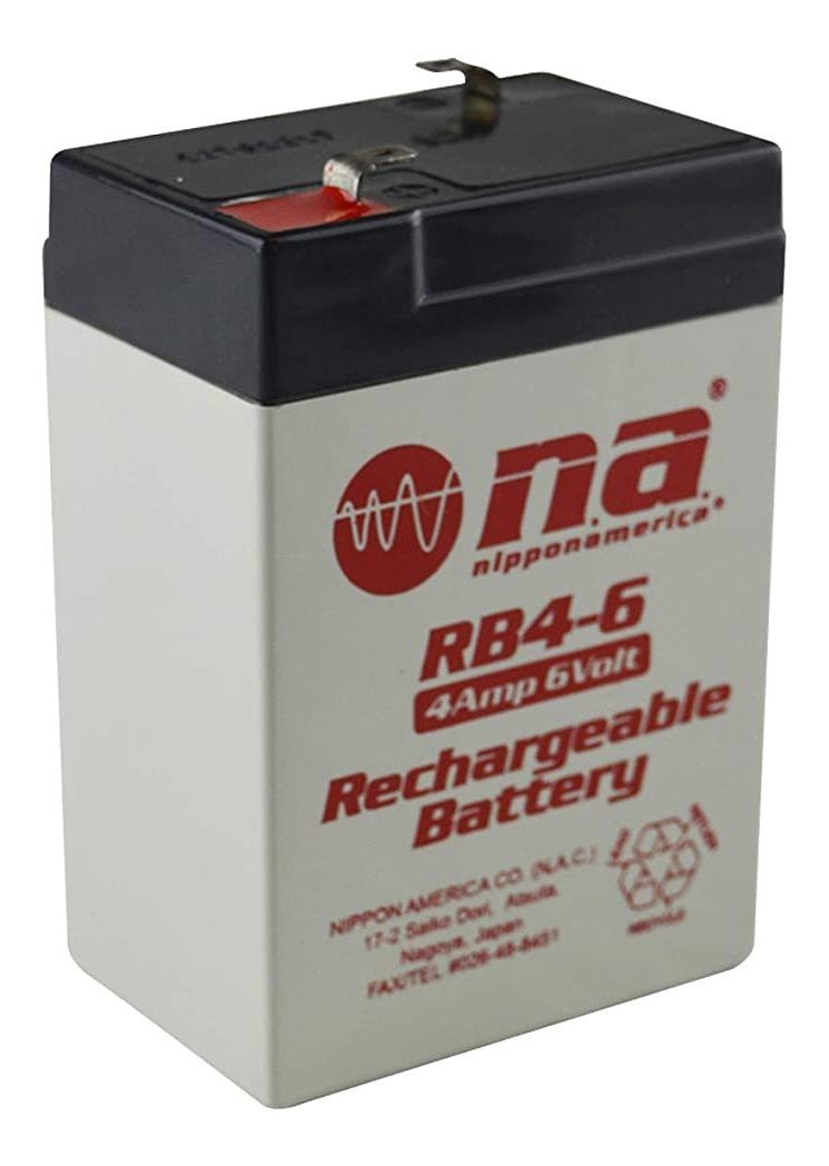 Nippon Americ Rb4-6 – Pilas Recargables De 6 Voltios Para Ju ...
