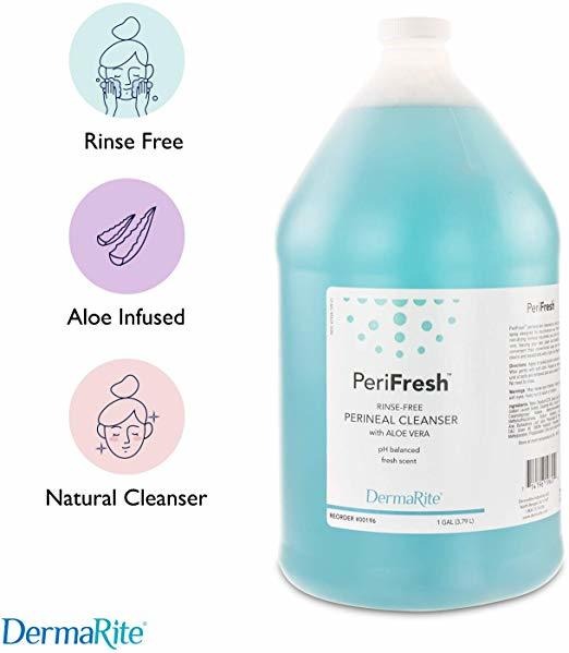 Perifresh Sin Aclarado Perineal Limpiador, 1 Galón Peri Bote ...