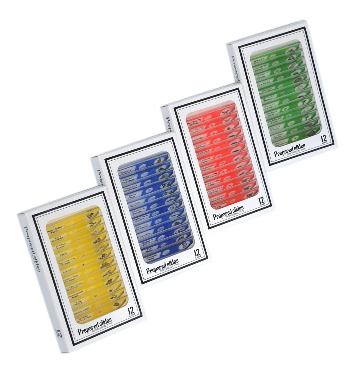 Muestra Microscopio Preparadas 48pc Niños Plástico Micrograf ...