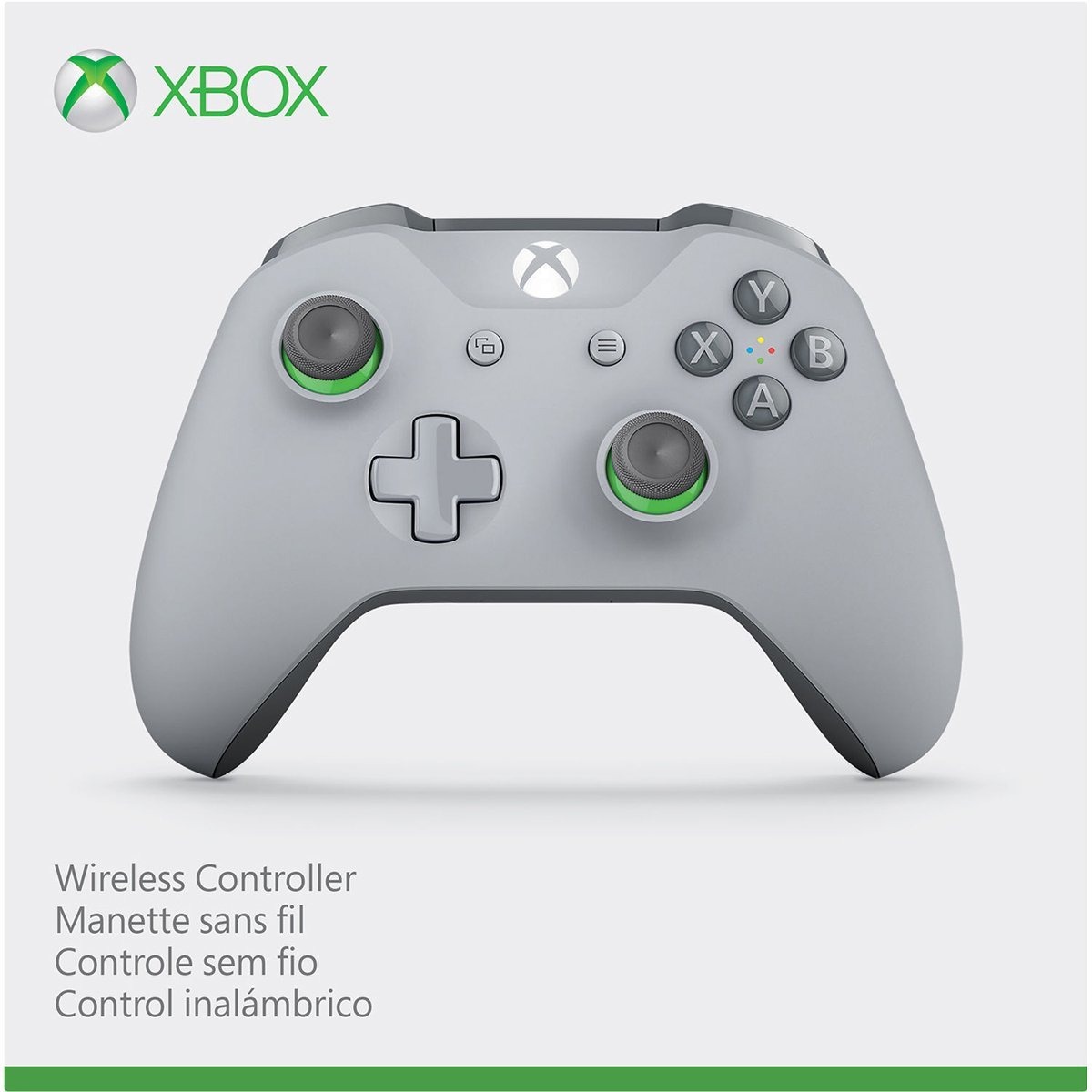 Mando Inalámbrico Xbox – Gris / Verde – Progresando.com