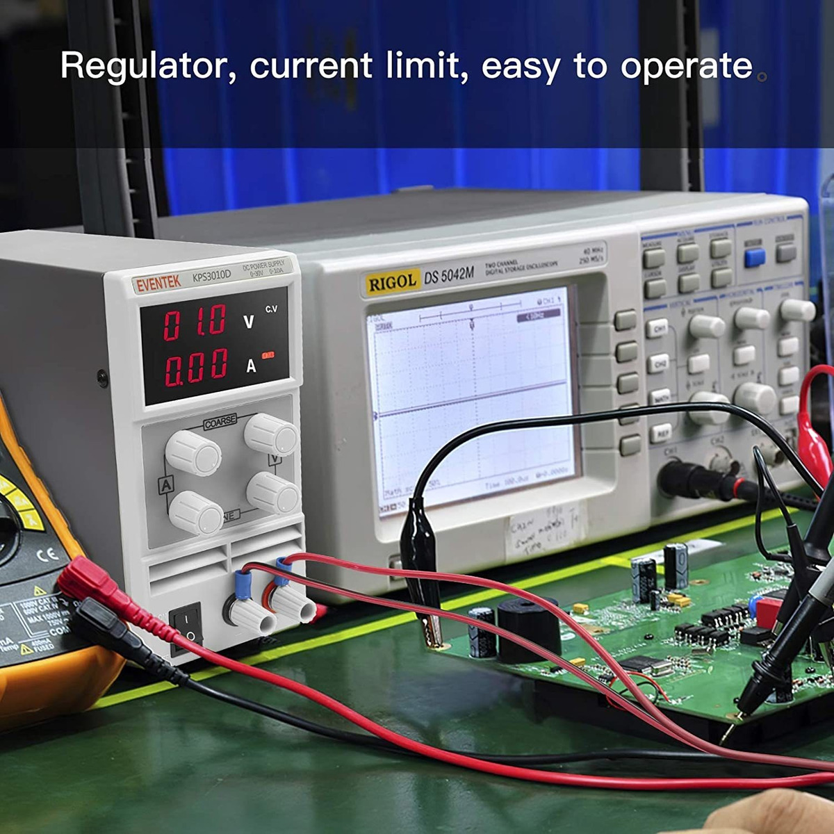 Fuente De Poder Variable Eventek Kps3010d De Cd, De 0 – 30 V ...