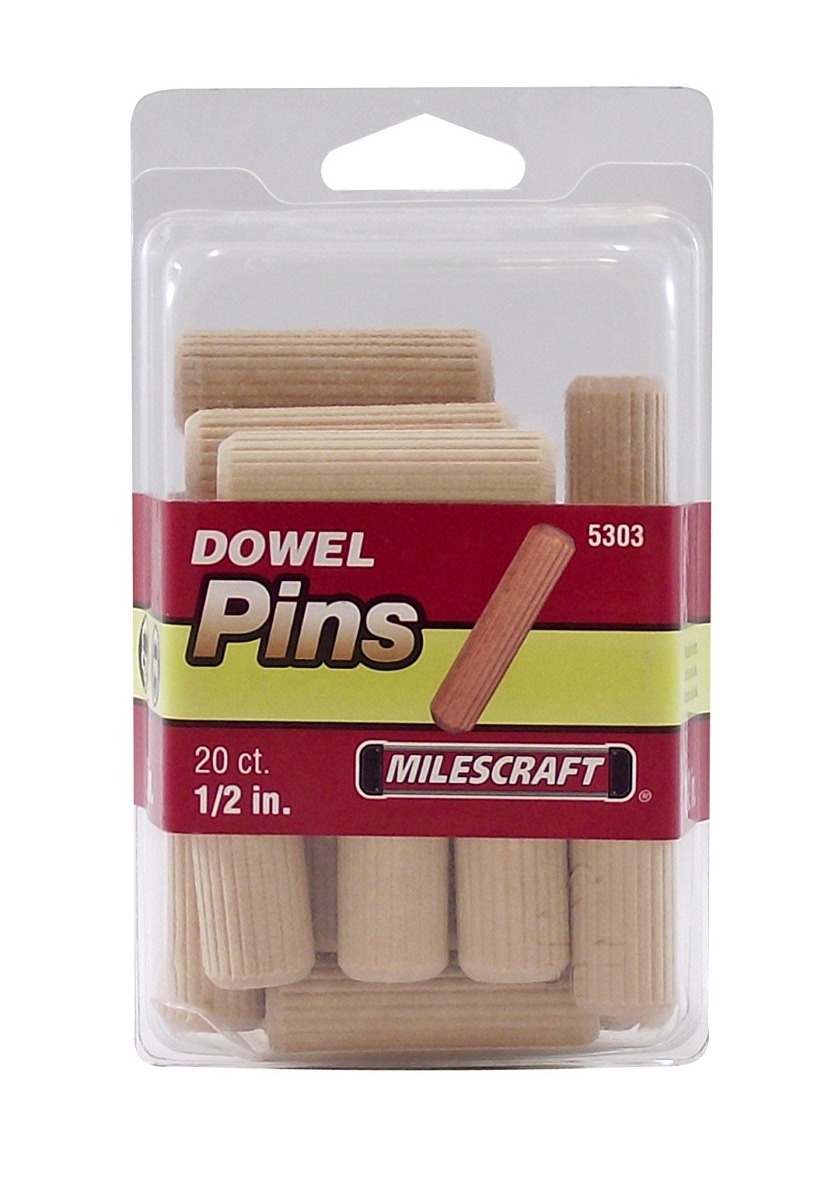 Pasador Milescraft 5303 Estriado Madera Pin, De 1/2-pulgada ...