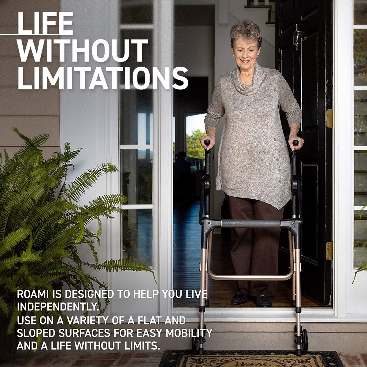 Roami Progressive Mobility Aid Walker Con 2 Ruedas, Rollator ...