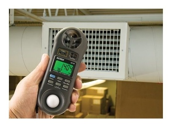 Extech 45170 Cuatro En Un Metro Ambiental (hygro-termo-anemó ...