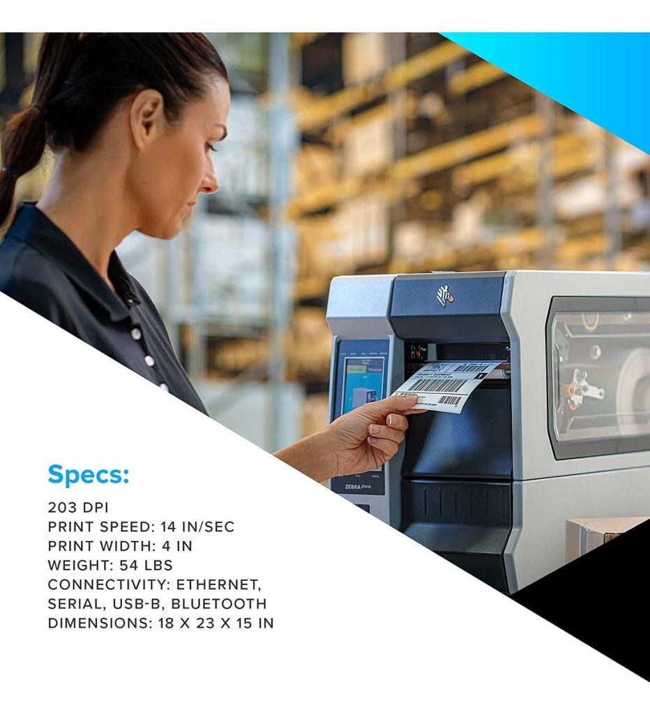 Zebra Zt411 Impresora Industrial De Transferencia Térmica, 2 ...
