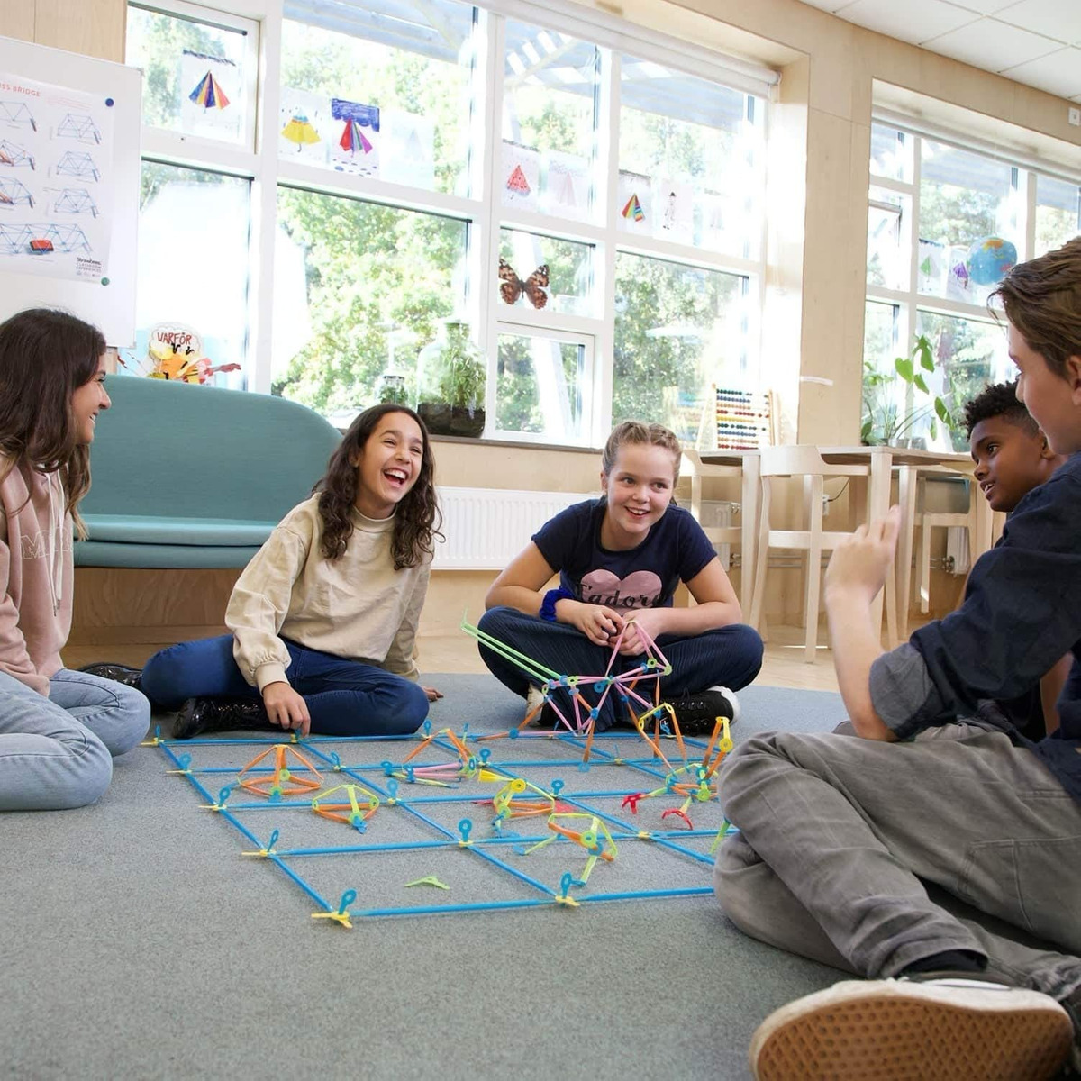 Strawbees Stem Material Educativo Aulario Set, 4060 Piezas ...