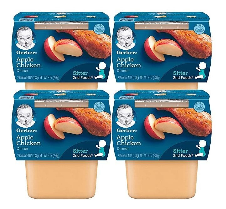 Gerber Foods Segundo Manzanas Y Pollo (paquete De 4) – Progresando.com