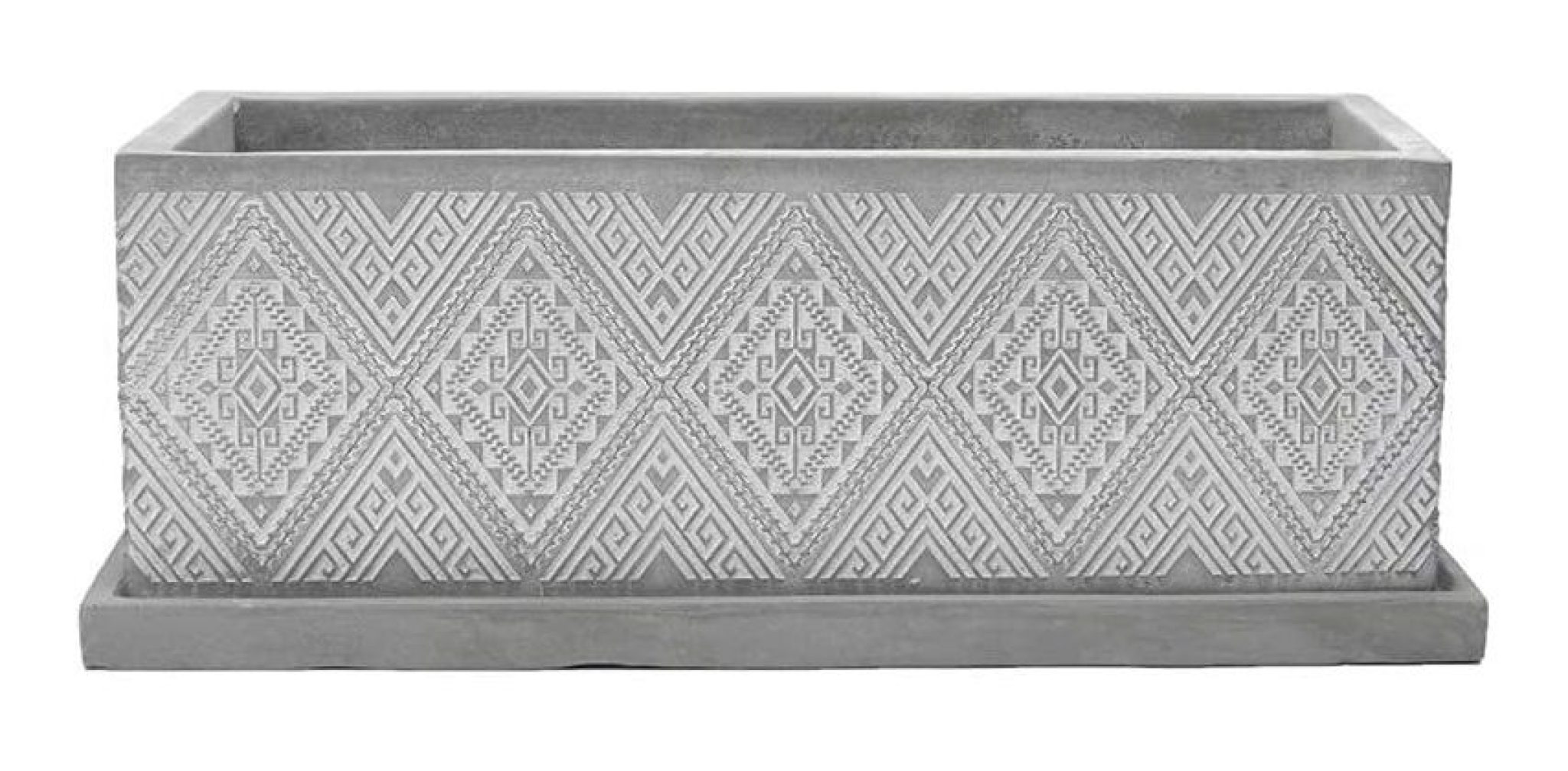 Kralix Macetas Rectangulares De Cemento (gris) – Progresando.com