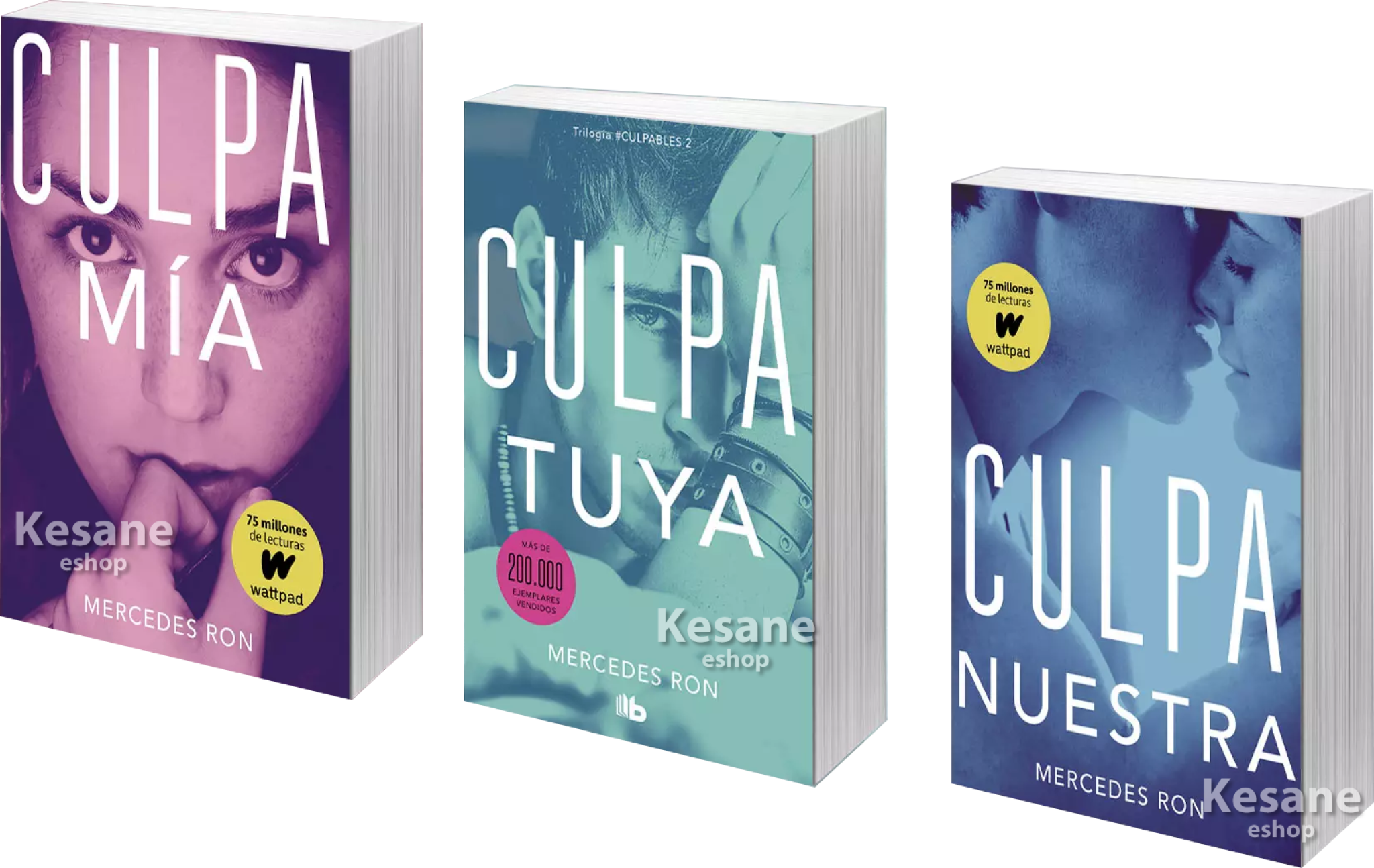 Saga Culpa Tuya Mia Nuestra / Libros / Mercedes Ron – Progresando.com