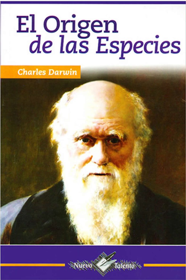 Origen de las especies / Libro Charles Darwin Nuevo Talento – Progresando.com