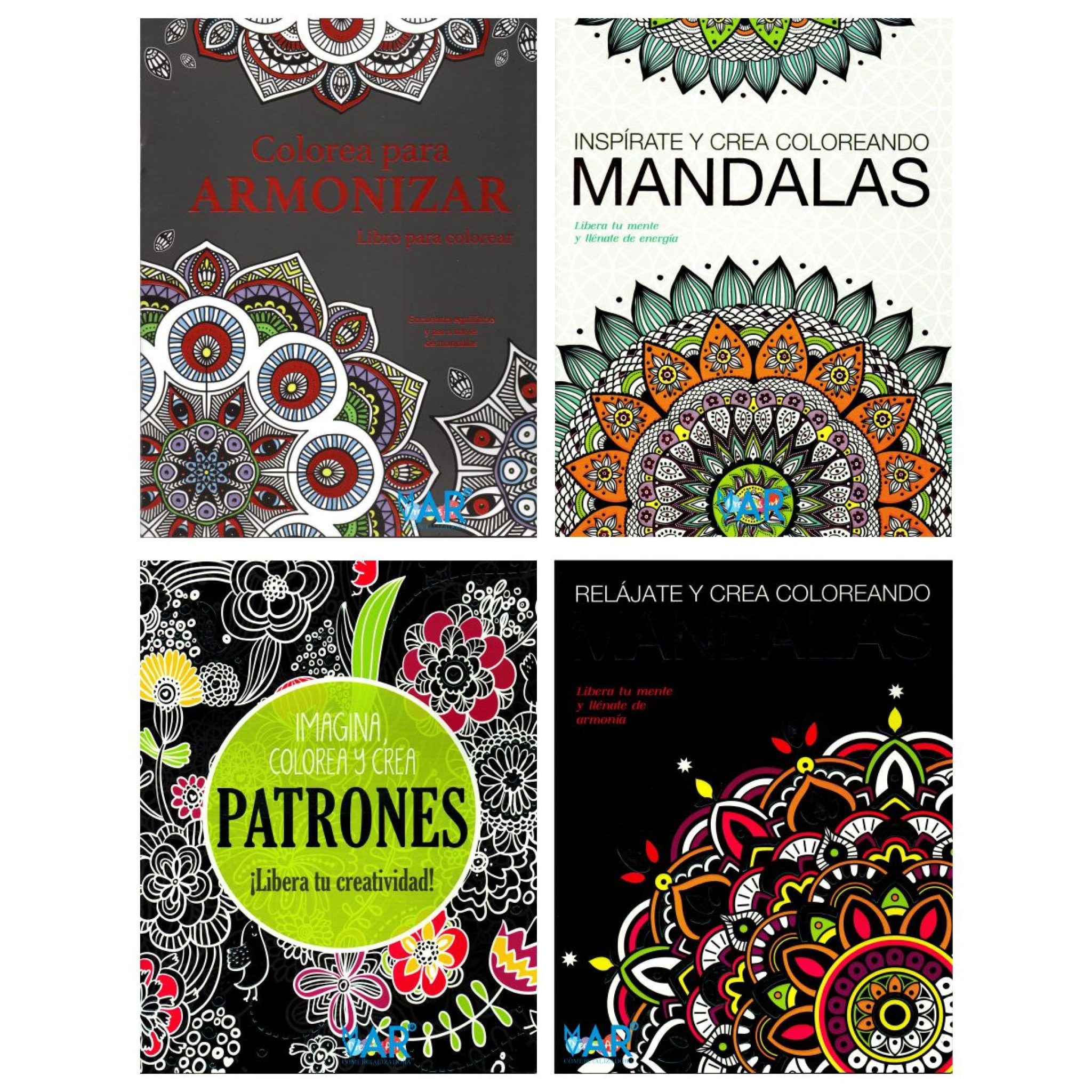 4 Libros de mandalas para armonizar, inspirar, crear y relajar ...