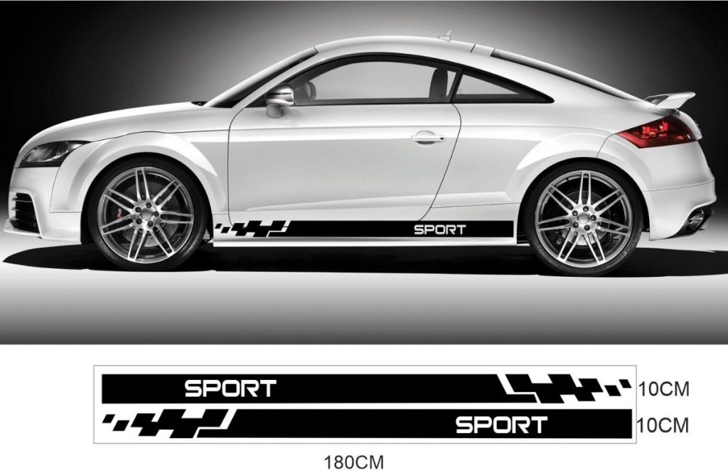 1 Par Franjas Laterales Auto Camioneta Lateral Sport – Progresando.com