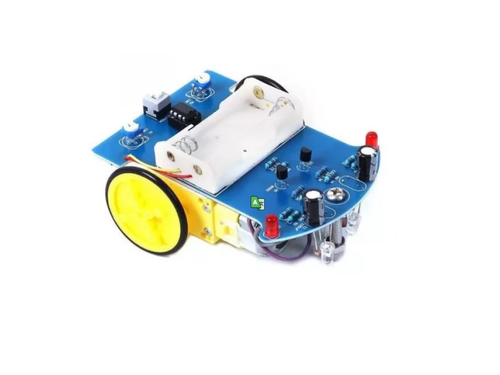 Kit de carrito DIY para soldar LDR Seguidor de linea – Progresando.com