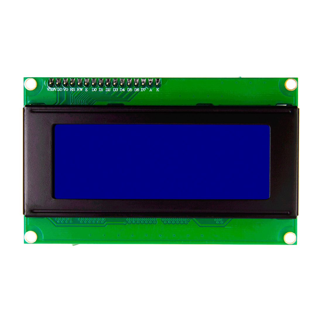 Pantalla Display LCD 20×4 Azul con I2C – Progresando.com