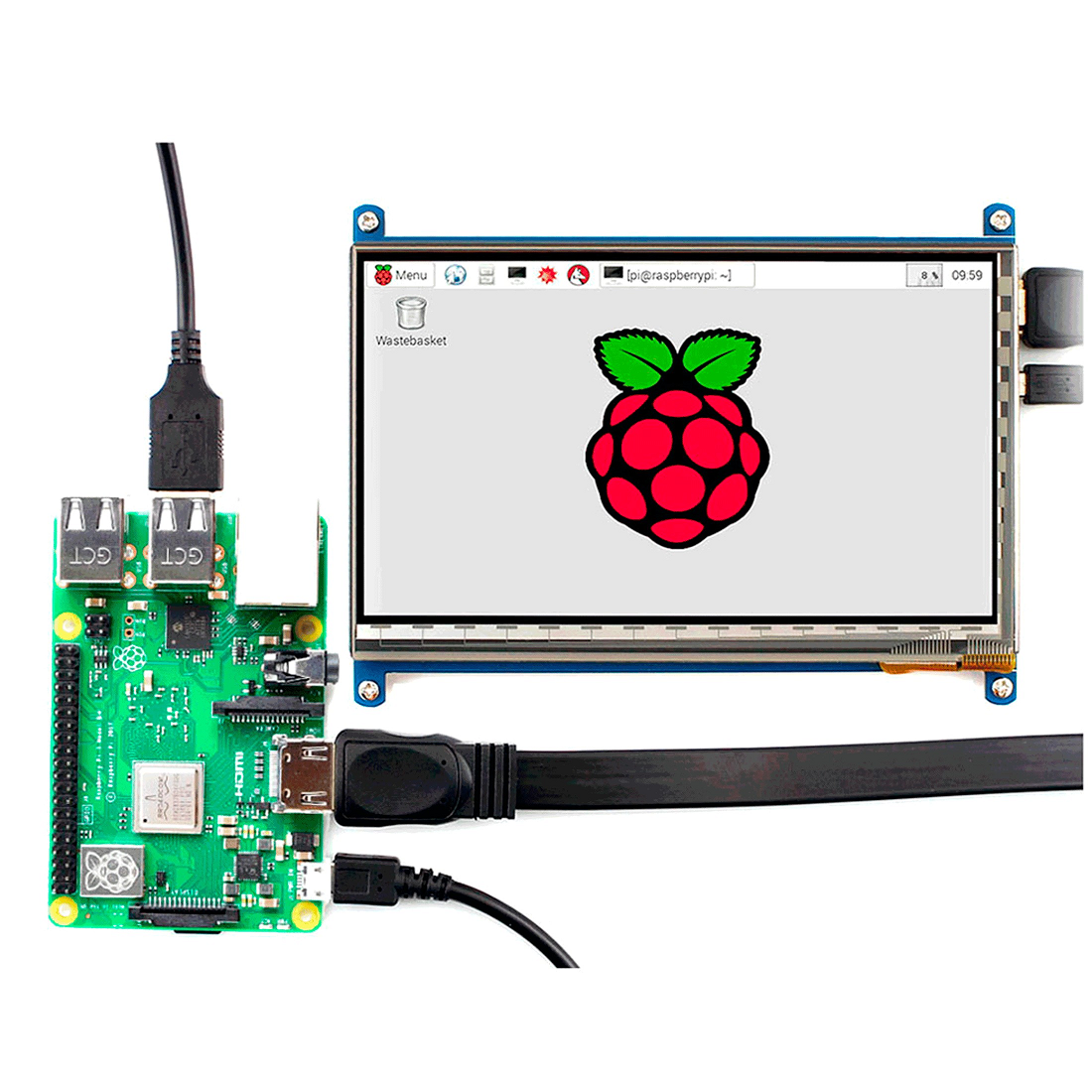 Pantalla Touch 7″ 1024*600 Raspberry – Progresando.com