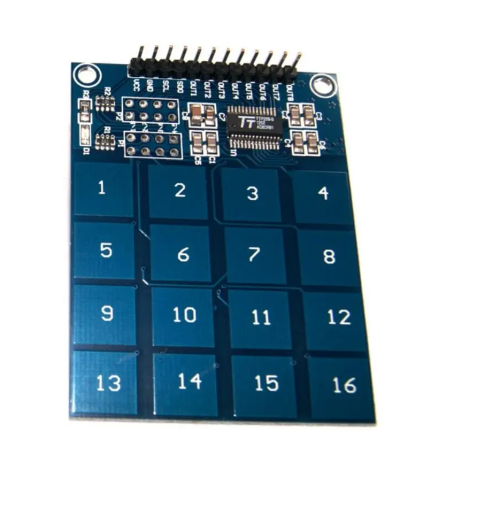 Teclado Matricial 4×4 Capacitivo TTP229 – Progresando.com
