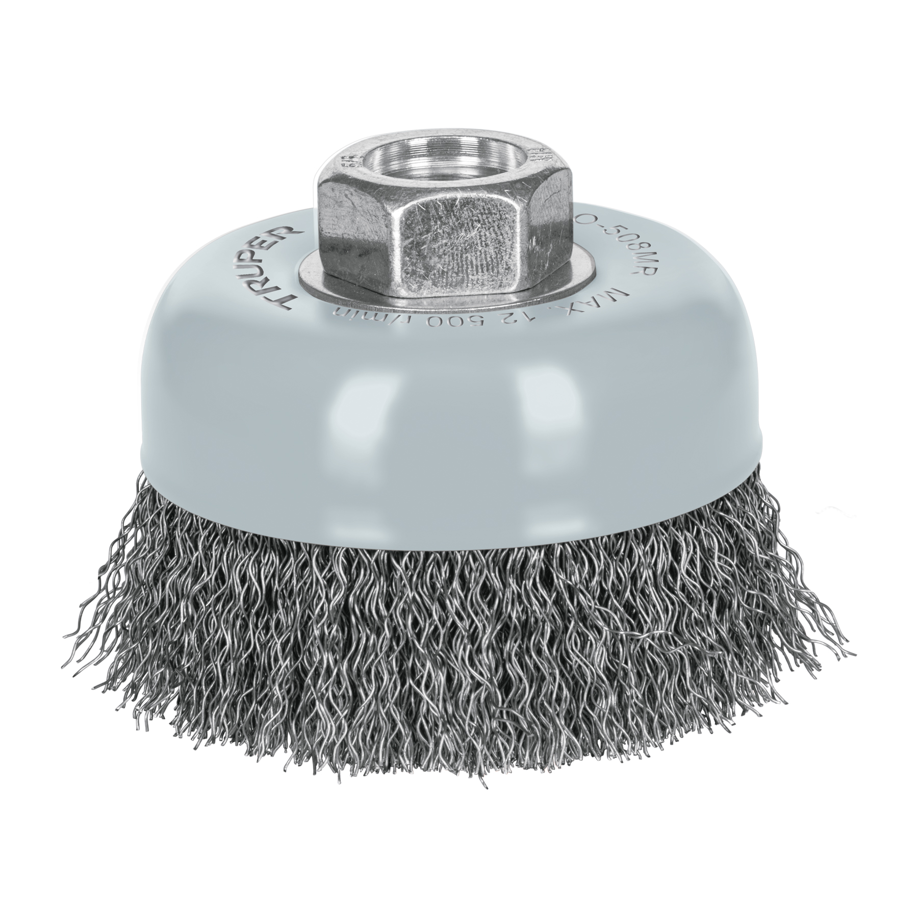 Carda copa 3′ alambre ondulado fino, Multi-rosca, Truper – Progresando.com